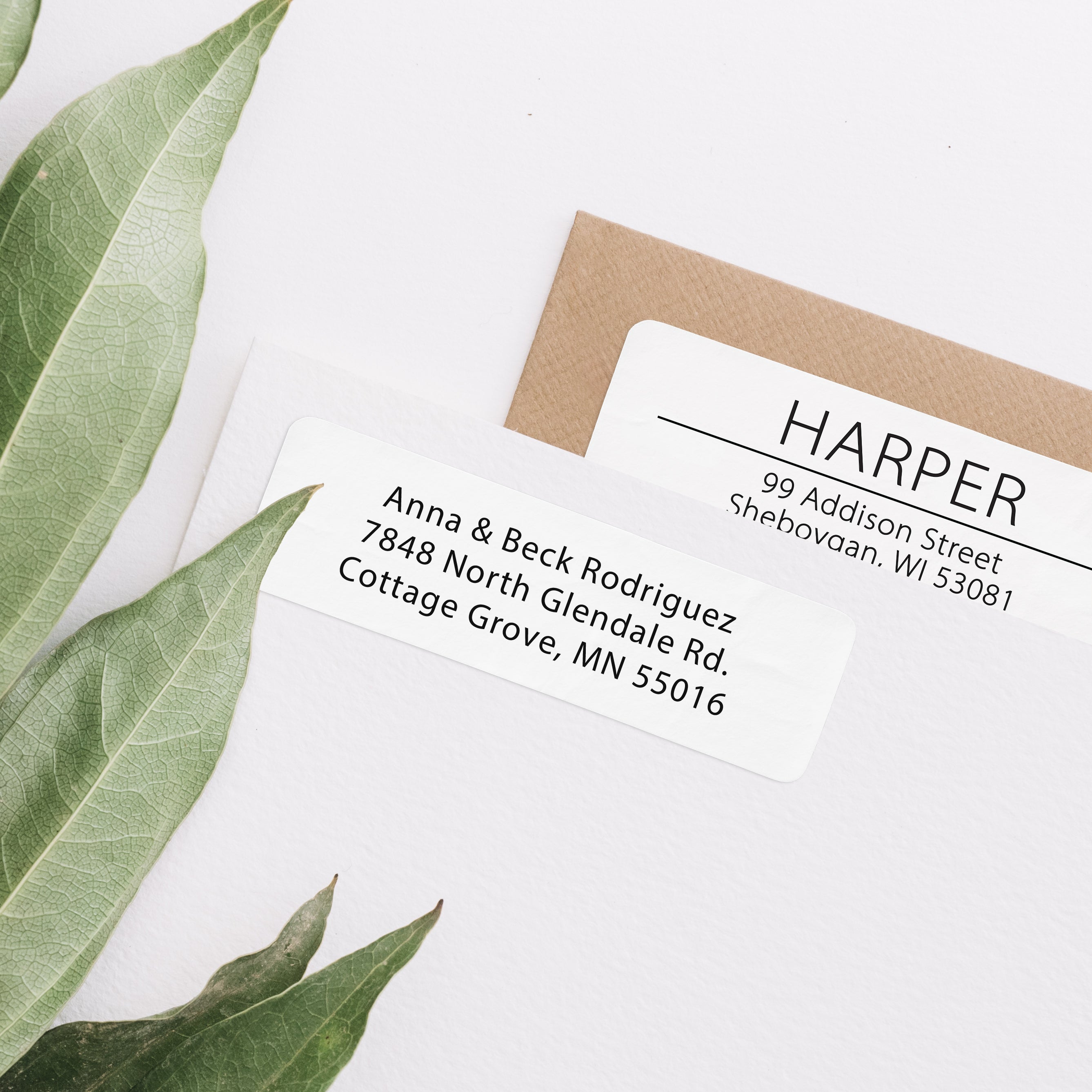 Modern Return Address Labels – Evrest Press